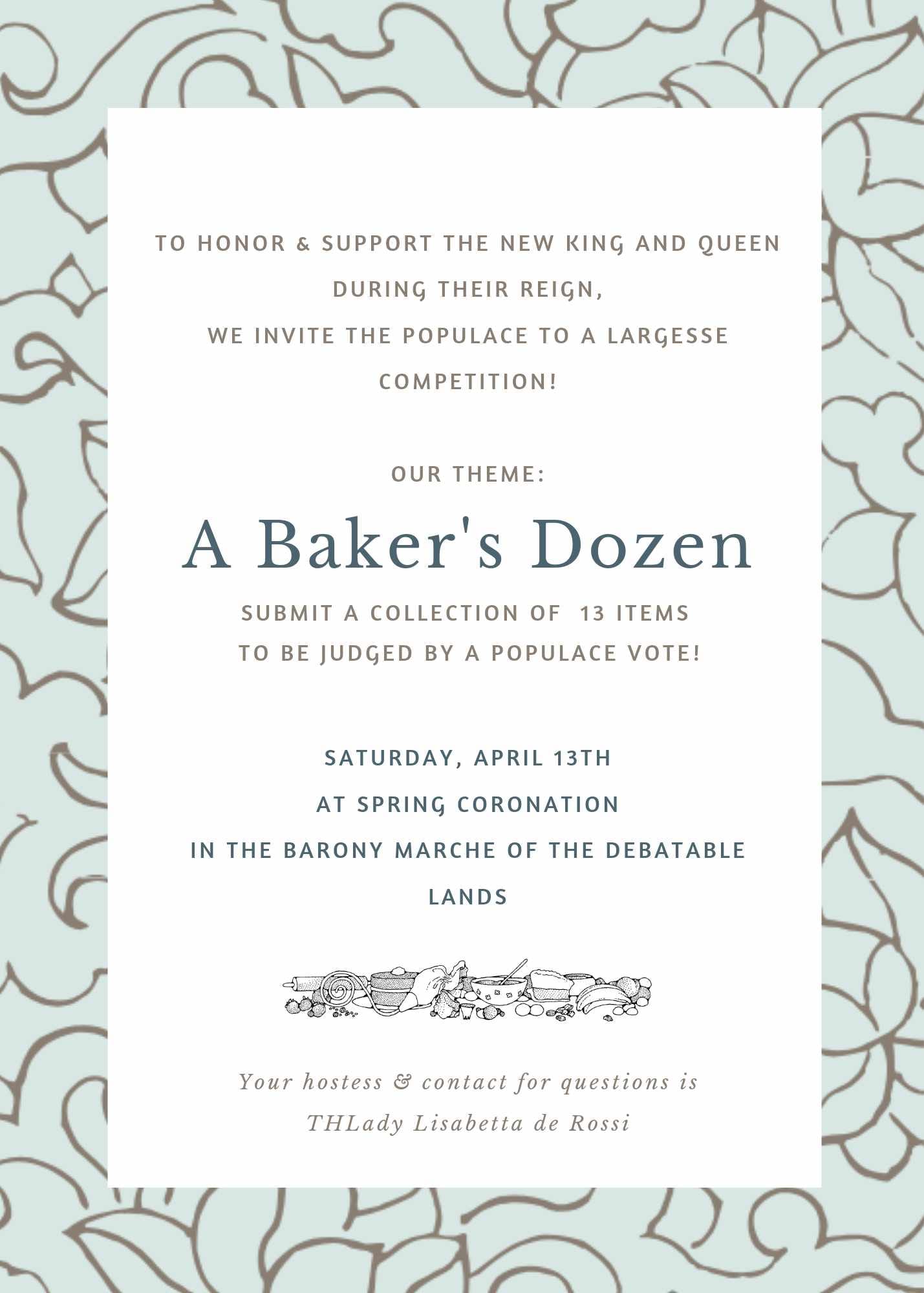 largesse competition | The Sylvan Kingdom of Æthelmearc